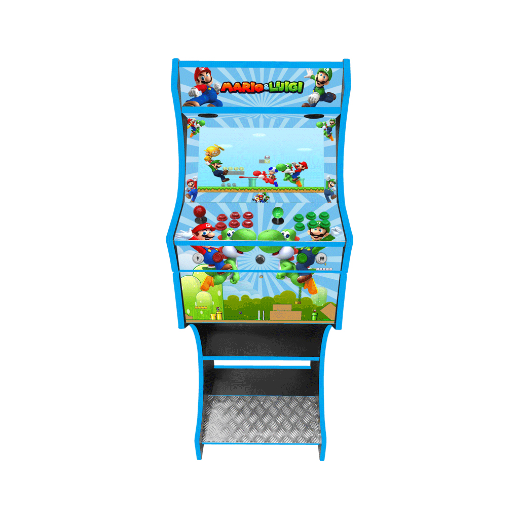 2 Player Mario & Luigi Themed Arcade Machine - Arcade Geeks